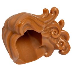 LEGO PART 73272 Hair Long Swept Left with Curls | Rebrickable - Build ...