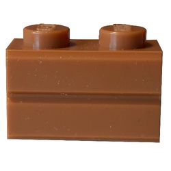 LEGO PART 98283 Brick Special 1 x 2 with Masonry Brick Profile ...
