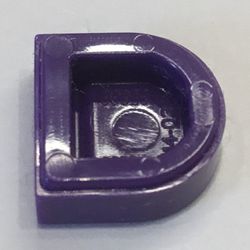 LEGO PART 24246 Tile Round 1 x 1 Half Circle | Rebrickable - Build with ...