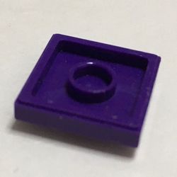 LEGO PART 87580 Plate Special 2 x 2 with Groove and Center Stud (Jumper ...