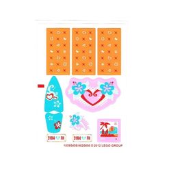 LEGO PART 10095456 Sticker Sheet for Set 3184-1 | Rebrickable - Build ...