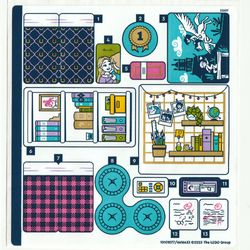 LEGO PART 10101077 Sticker Sheet for Set 41740-1 | Rebrickable - Build ...