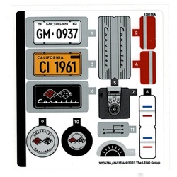 LEGO PART 10104784 Sticker Sheet for Set 10321-1 | Rebrickable - Build ...