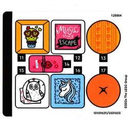 LEGO PART 10109629 Sticker Sheet 2 for Set 76781-1 | Rebrickable ...