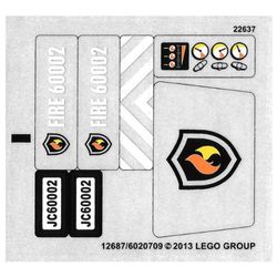 LEGO PART 12687 Sticker Sheet for Set 60002-1 | Rebrickable - Build ...