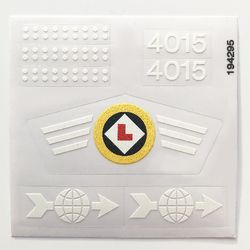 LEGO PART 194295 Sticker Sheet for Set 4015-1 | Rebrickable - Build ...