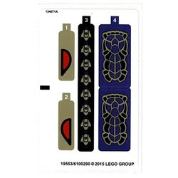 LEGO PART 19554 Sticker Sheet for Set 70746-1 | Rebrickable - Build ...