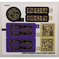 LEGO PART 19566 Sticker Sheet for Set 70749-1 | Rebrickable - Build ...