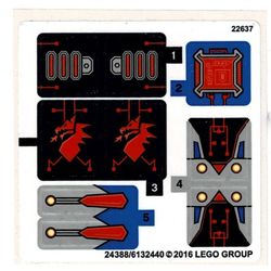 LEGO PART 24388 Sticker Sheet for Set 70319-1 | Rebrickable - Build ...