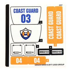 LEGO PART 32832 Sticker Sheet for Set 60165-1 | Rebrickable - Build ...