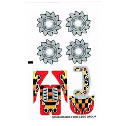 LEGO PART 52169 Sticker Sheet for Set 8648-1 | Rebrickable - Build with ...