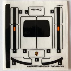 LEGO PART 65827 Sticker Sheet for Set 75895-1 | Rebrickable - Build ...