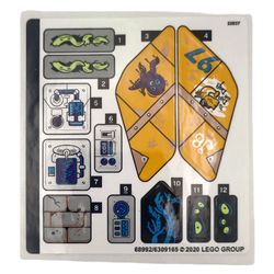 LEGO PART 68992 Sticker Sheet for Set 70433-1 | Rebrickable - Build ...