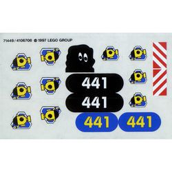 LEGO PART 71449 Sticker Sheet 1 for Set 6441-1 | Rebrickable - Build ...
