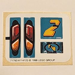 LEGO PART 71792 Sticker Sheet for Set 8202-1 | Rebrickable - Build with ...