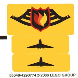 LEGO PART 55548 Sticker Sheet for Set 7891-1 | Rebrickable - Build with ...