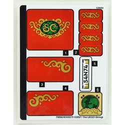 LEGO PART 79692 Sticker Sheet for Set 40499-1 | Rebrickable - Build ...