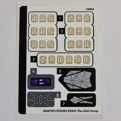 LEGO PART 10087139 Sticker Sheet for Set 76213-1 | Rebrickable - Build ...