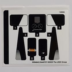 LEGO PART 10104042 Sticker Sheet 1 for Set 76918-1 | Rebrickable ...