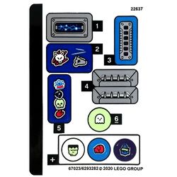LEGO PART 67023 Sticker Sheet for Set 70428-1 | Rebrickable - Build ...