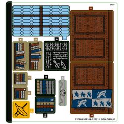 LEGO PART 73790 Sticker Sheet for Set 76385-1 | Rebrickable - Build ...