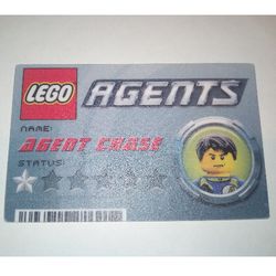 LEGO PART cardupn0075 Play Gear, Agents ID Card | Rebrickable - Build ...