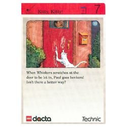 LEGO PART cardupn0076pr0064 Activity Card, Set 9603, Invention 7 ...