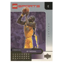 LEGO PART cardupn0103pr0033 Trading Card, NBA: Shaquille O'Neal, Los ...