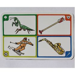 LEGO PART cardupn0072pr0112 Game Card, Creationary, 112 Praying Mantis ...