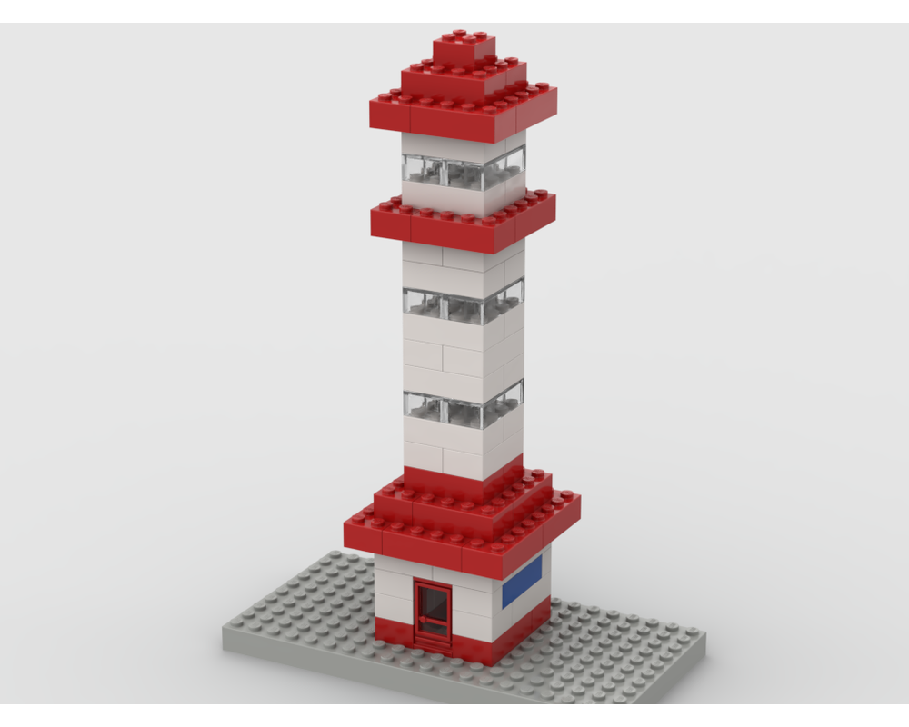 LEGO Set 022-1-c11 Lighthouse (1968 System) | Rebrickable - Build with LEGO