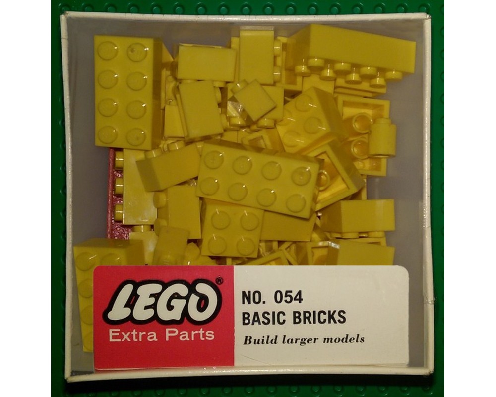 LEGO Set 054-1 Assorted Basic Bricks - Yellow (1966 System > Samsonite ...