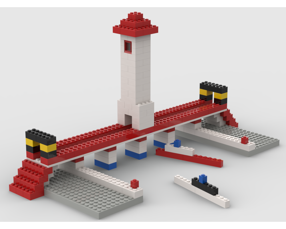 LEGO Set 055-2-c4 Bridge and Boats (1968 System) | Rebrickable - Build with LEGO