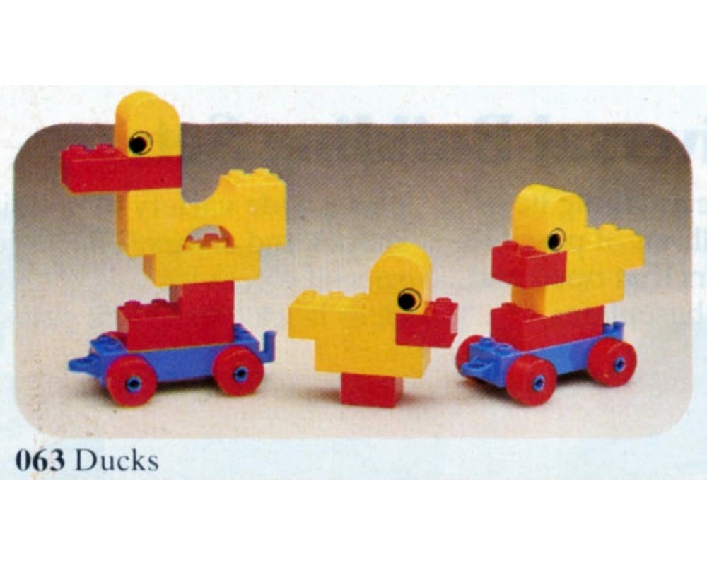 LEGO Set 063-2 Ducks (1978 Duplo > Basic Set) | Rebrickable - Build ...