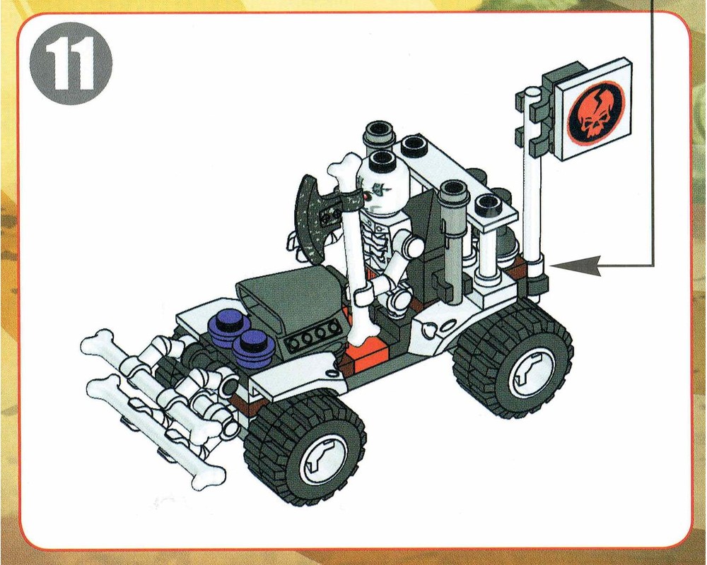 LEGO Set 0756682762-1-b5 Cart of Bones (2011 Books > Activity Books ...