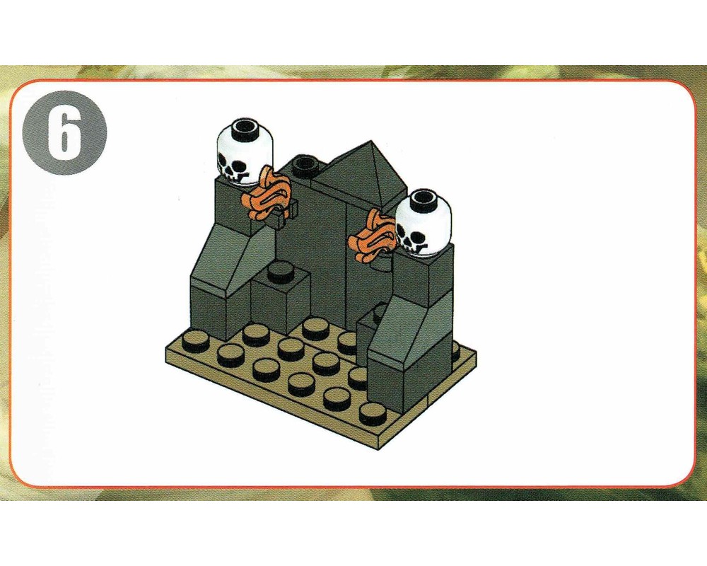 LEGO Set 0756682762-1-b6 Sacred Fireplace (2011 Ninjago) | Rebrickable ...