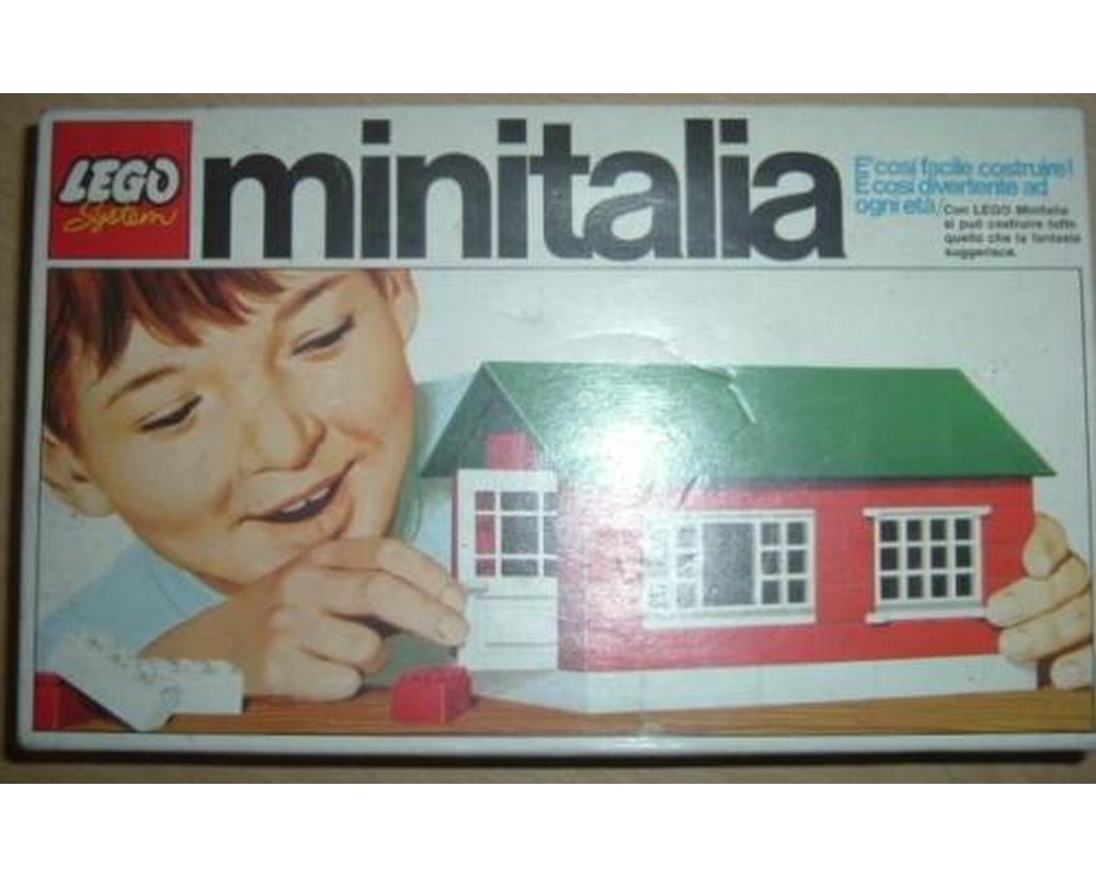 LEGO Set 1-8 Little House Set (1970 Minitalia) | Rebrickable - Build ...