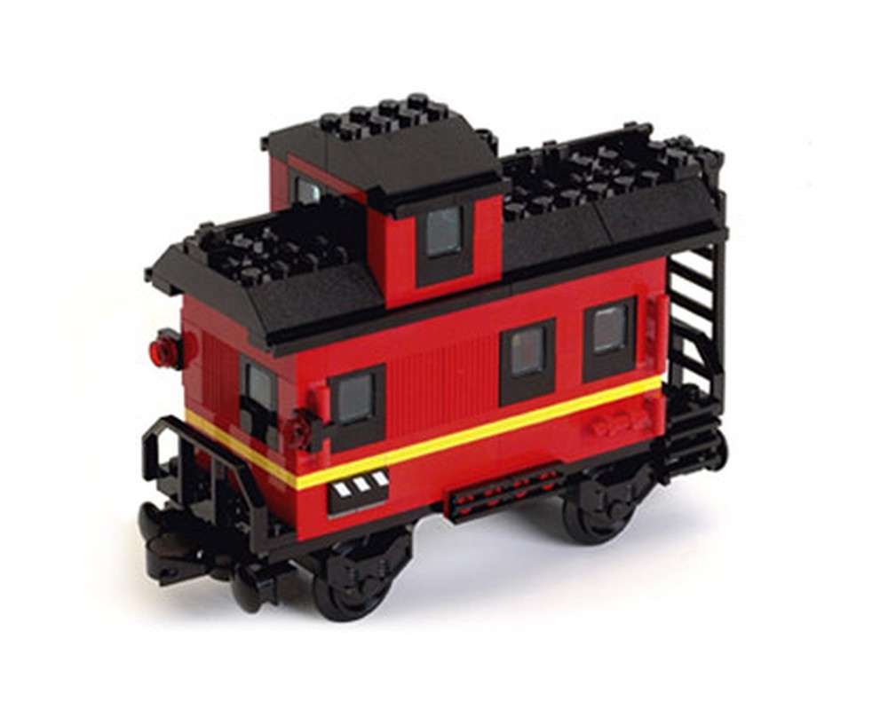 LEGO Set 10014-1 Caboose (2001 Train > 9V) | Rebrickable - Build with LEGO
