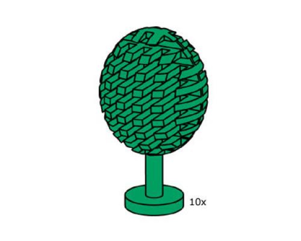 LEGO Set 10111-1 Foliferous Tree (2001 Bulk Bricks) | Rebrickable ...