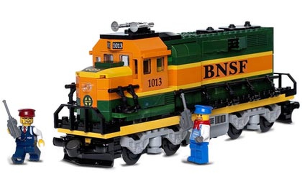 LEGO Set 10133-1 Burlington Northern Santa Fe Locomotive (2004 Train ...