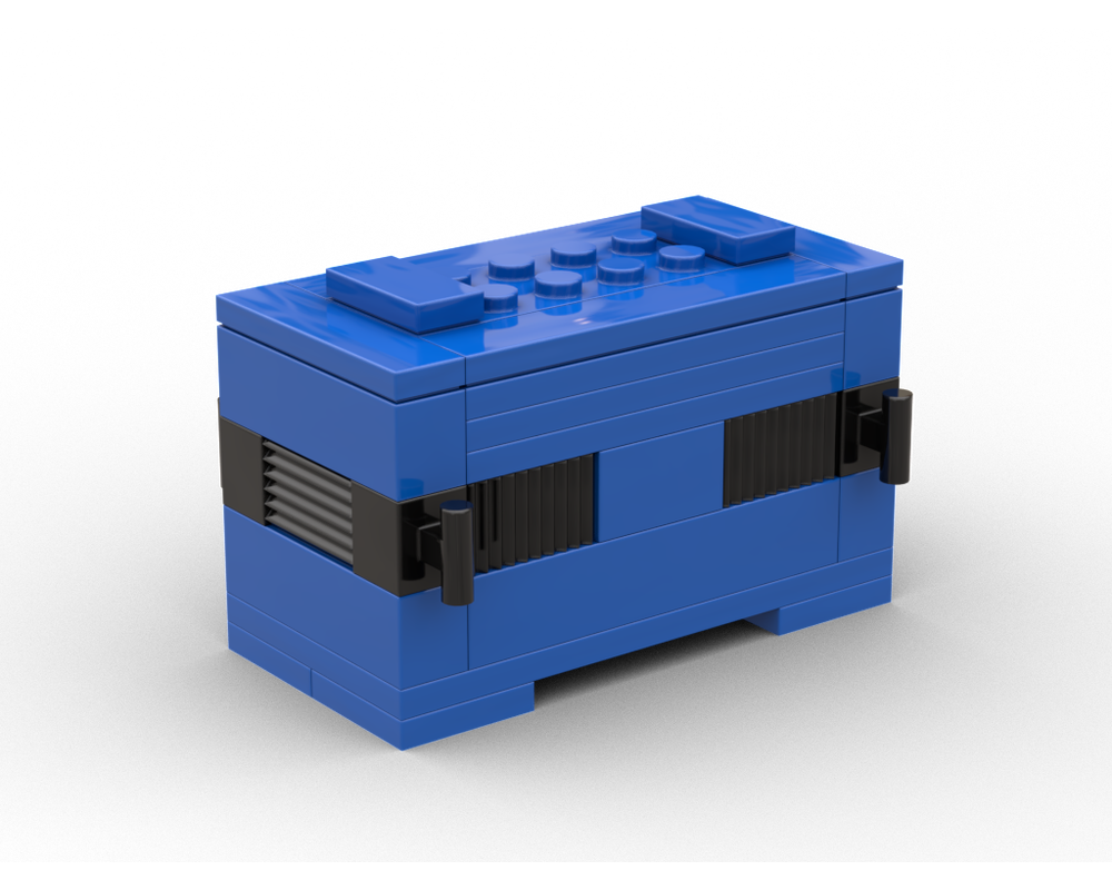 LEGO Set 10170-1-s1 Shipping Container Blue (2005 Train > 9V ...