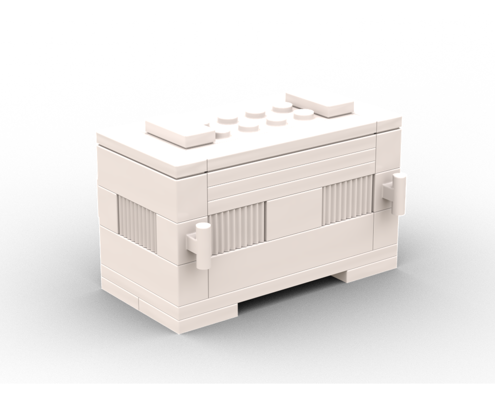 LEGO Set 10170-1-s3 Shipping Container White (2005 Train > 9V ...