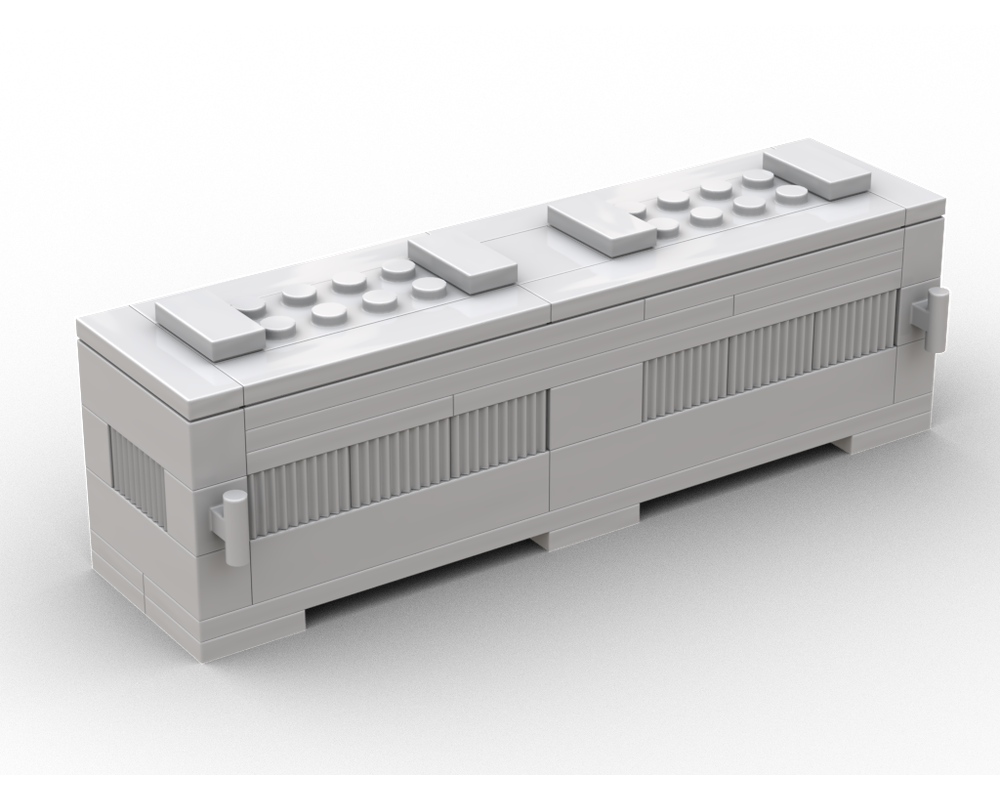 LEGO Set 10170-1-s4 Large Shipping Container Gray (2005 Train > 9V ...