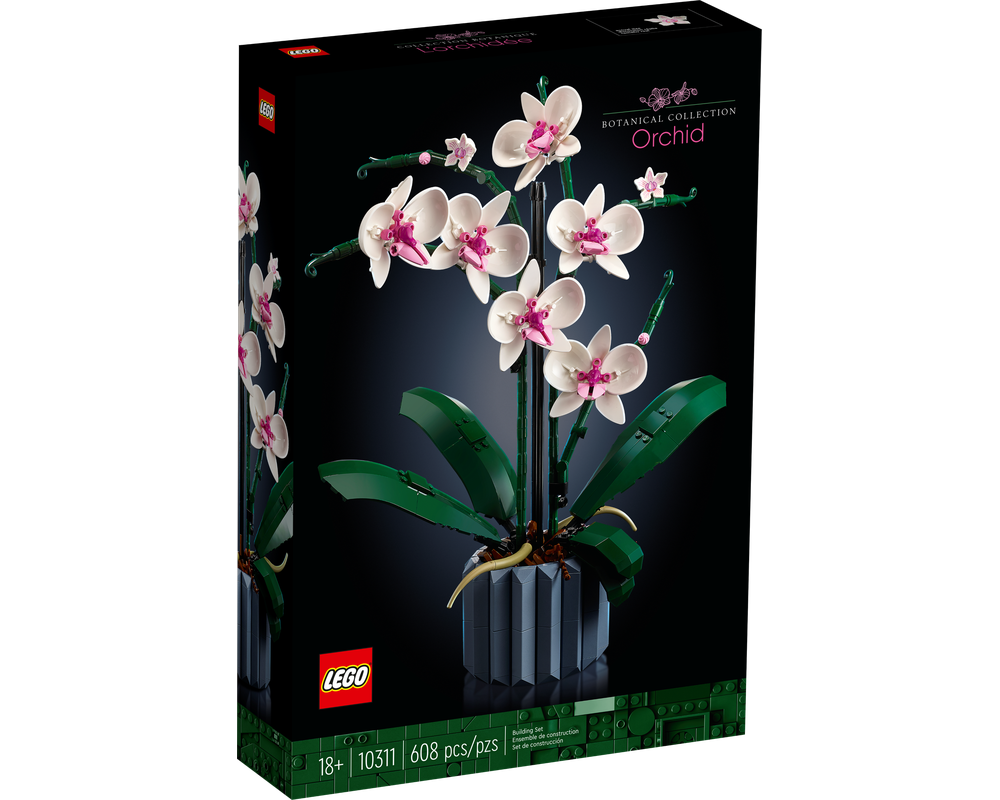 LEGO Set 10311-1 Orchid (2022 Botanicals) | Rebrickable - Build with LEGO