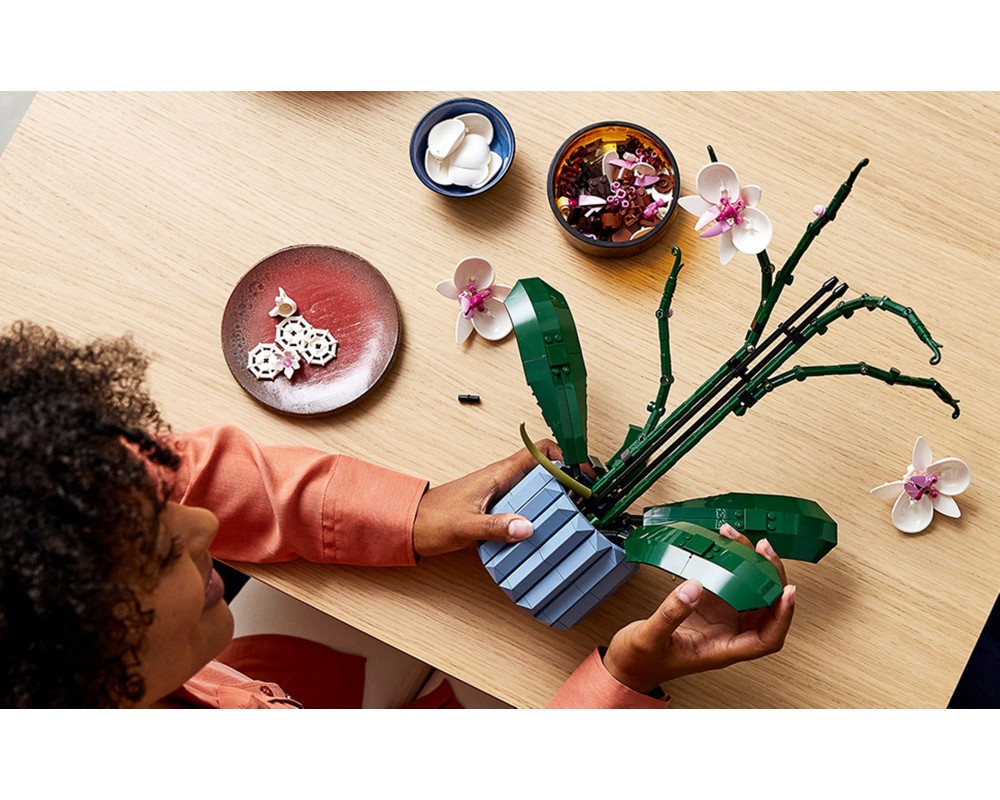 LEGO Set 10311-1 Orchid (2022 Botanicals) | Rebrickable - Build with LEGO