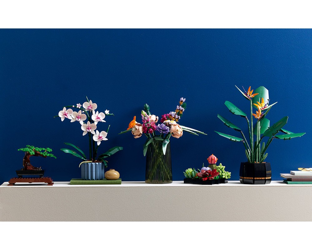 LEGO Set 10311-1 Orchid (2022 Botanicals) | Rebrickable - Build with LEGO