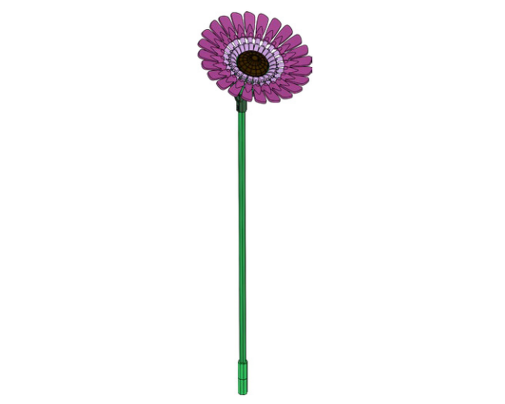 LEGO Set 10313-1-s10 Gerbera Daisy B (2023 Botanicals) | Rebrickable ...