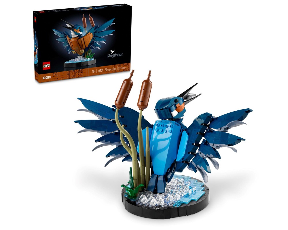 LEGO Set 10331-1 Kingfisher Bird (2024 Icons) | Rebrickable - Build ...