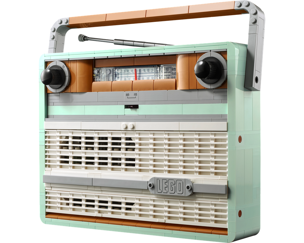 LEGO Set 10334-1 Retro Radio (2024 Icons) | Rebrickable - Build with LEGO
