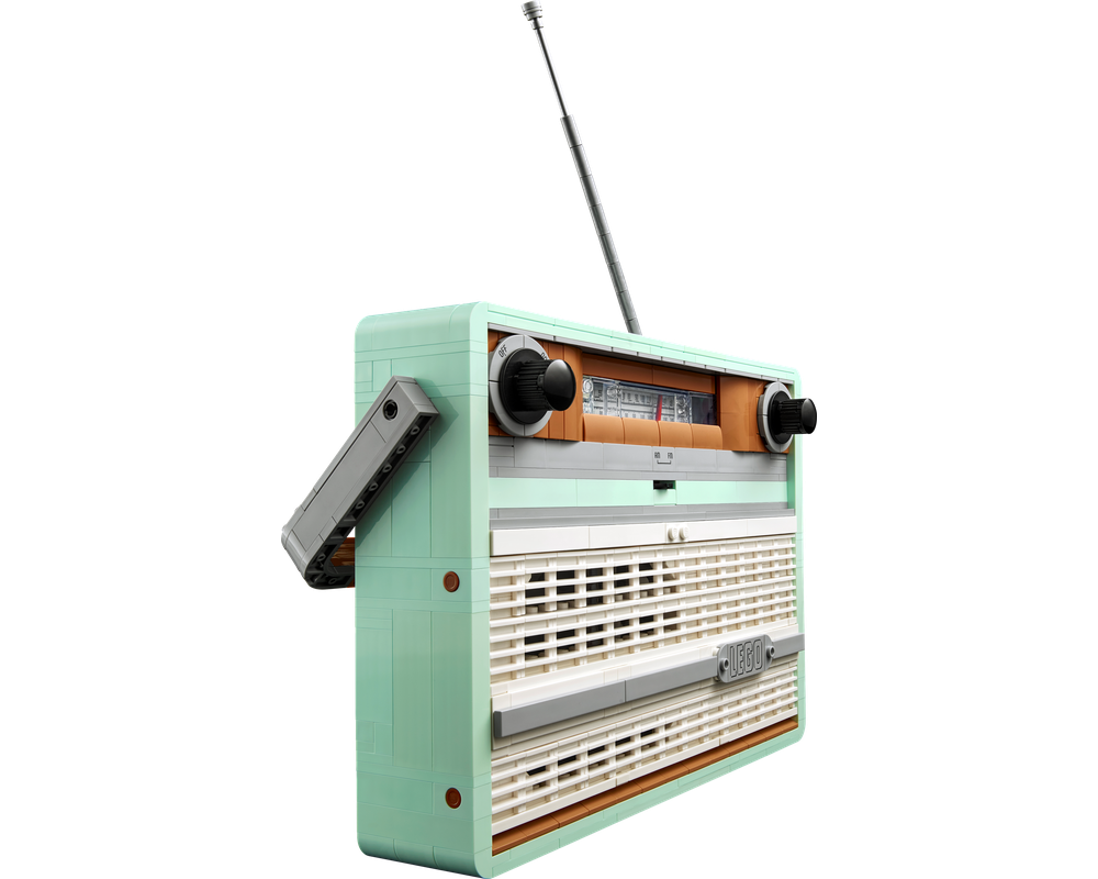 LEGO Set 10334-1 Retro Radio (2024 Icons) | Rebrickable - Build with LEGO