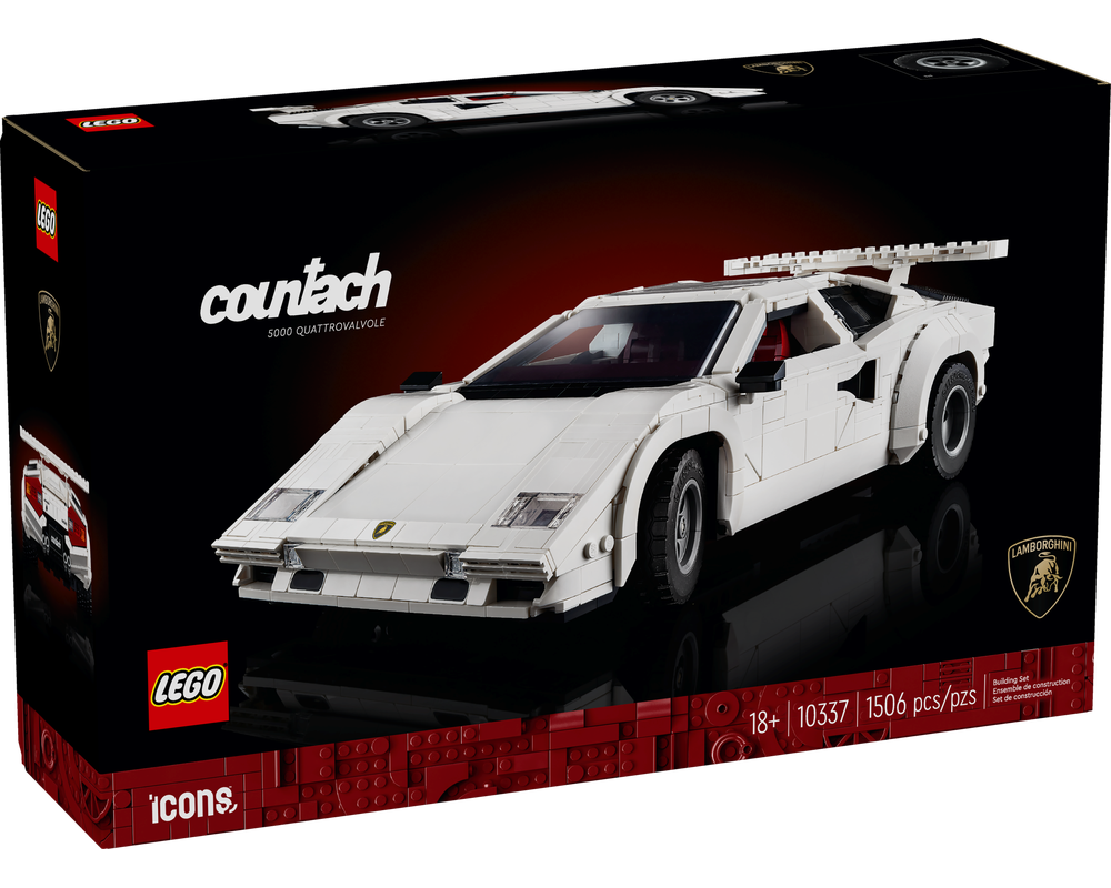 LEGO Set 10337-1 Lamborghini Countach 5000 Quattrovalvole (2024 Icons ...